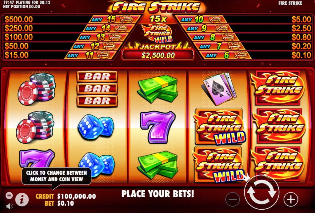 Fire Strike - Pragmatic Play - Las mejores tragamonedas gratis