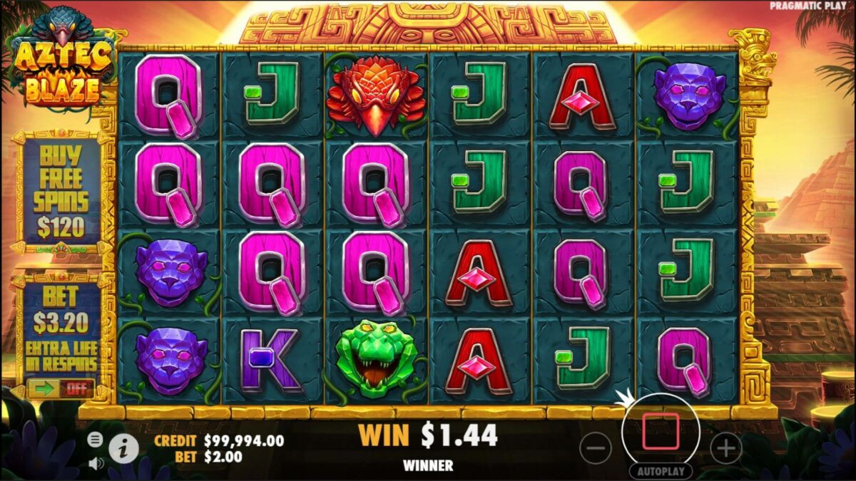 Aztec Blaze - Pragmatic Play - Las mejores tragamonedas gratis