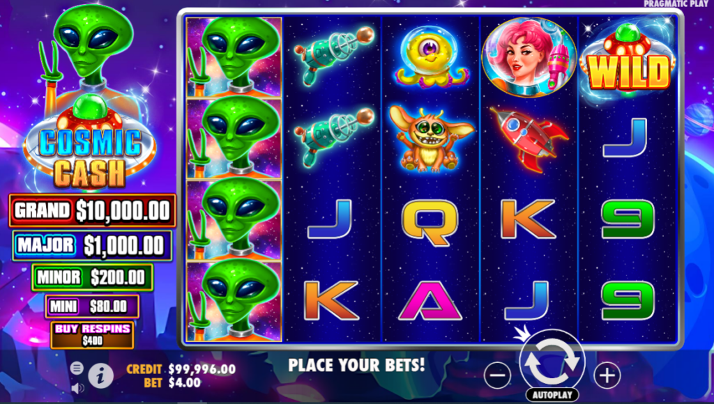 Cosmic cash - Pragmatic Play - Las mejores tragamonedas gratis