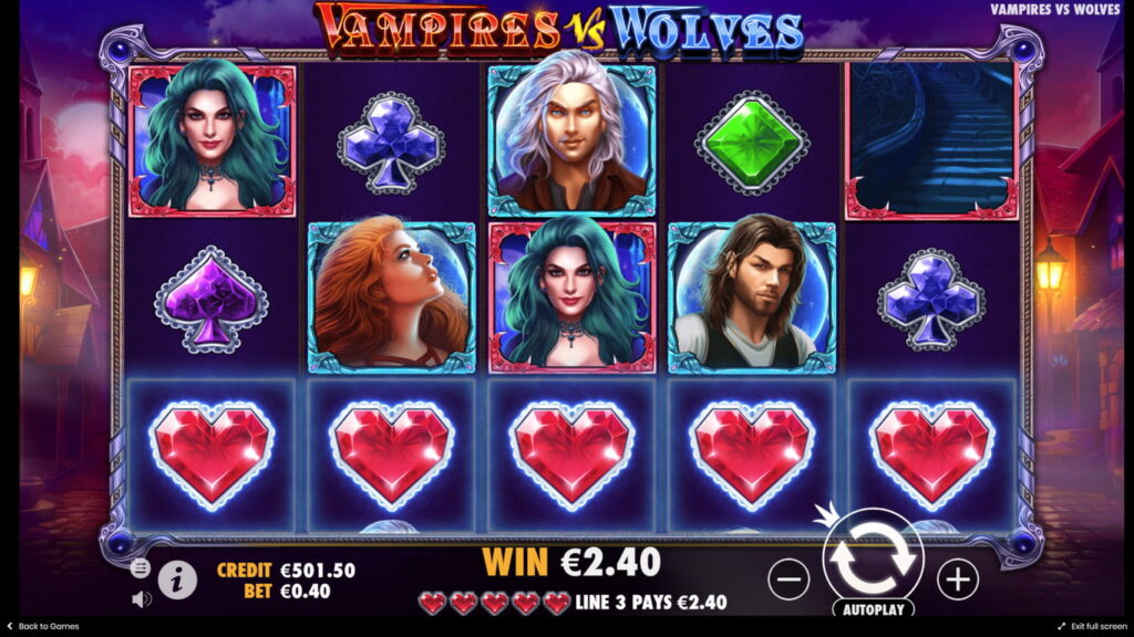 Vampires vs Wolves - Pragmatic Play - Las mejores tragamonedas