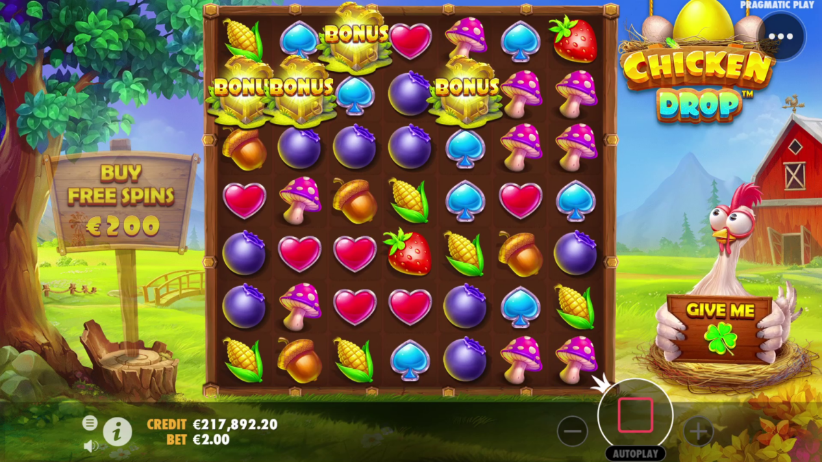 Chicken Drop - Pragmatic Play - Las mejores tragamonedas gratis
