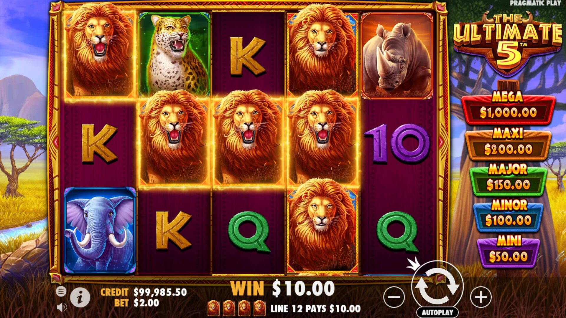 The Ultimate 5 - Pragmatic Play - Las mejores tragamonedas