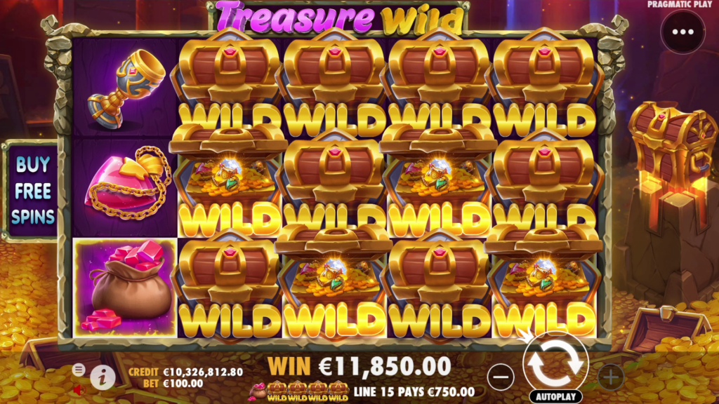 Treasure Wild - Pragmatic Play - Las mejores tragamonedas gratis