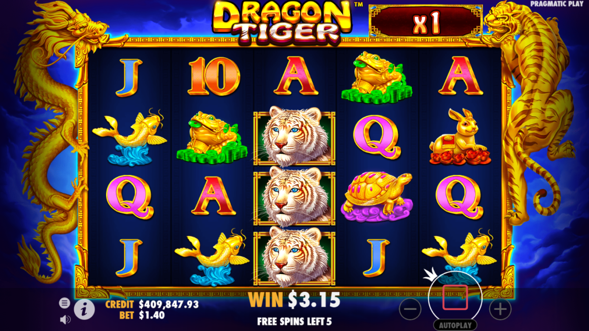 Dragon Tiger - Pragmatic Play - Las mejores tragamonedas