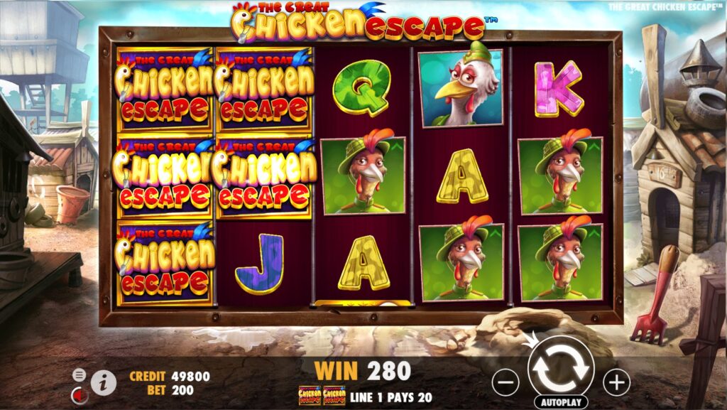 The Great Chicken Escape - Pragmatic Play - Tragamonedas gratis